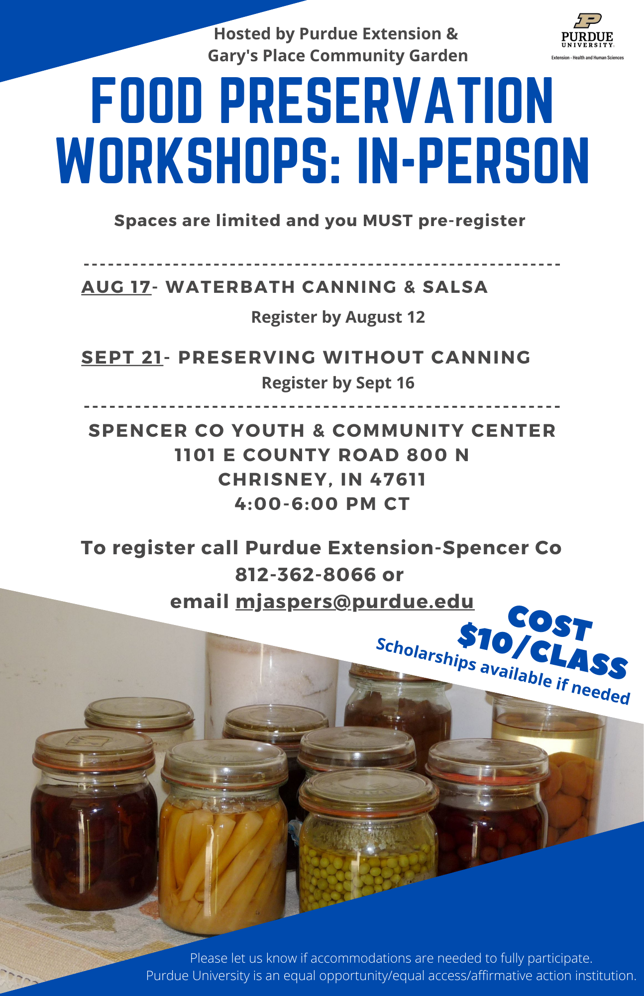 Purdue Extension and Gary's Place Community Garden hosting food ...